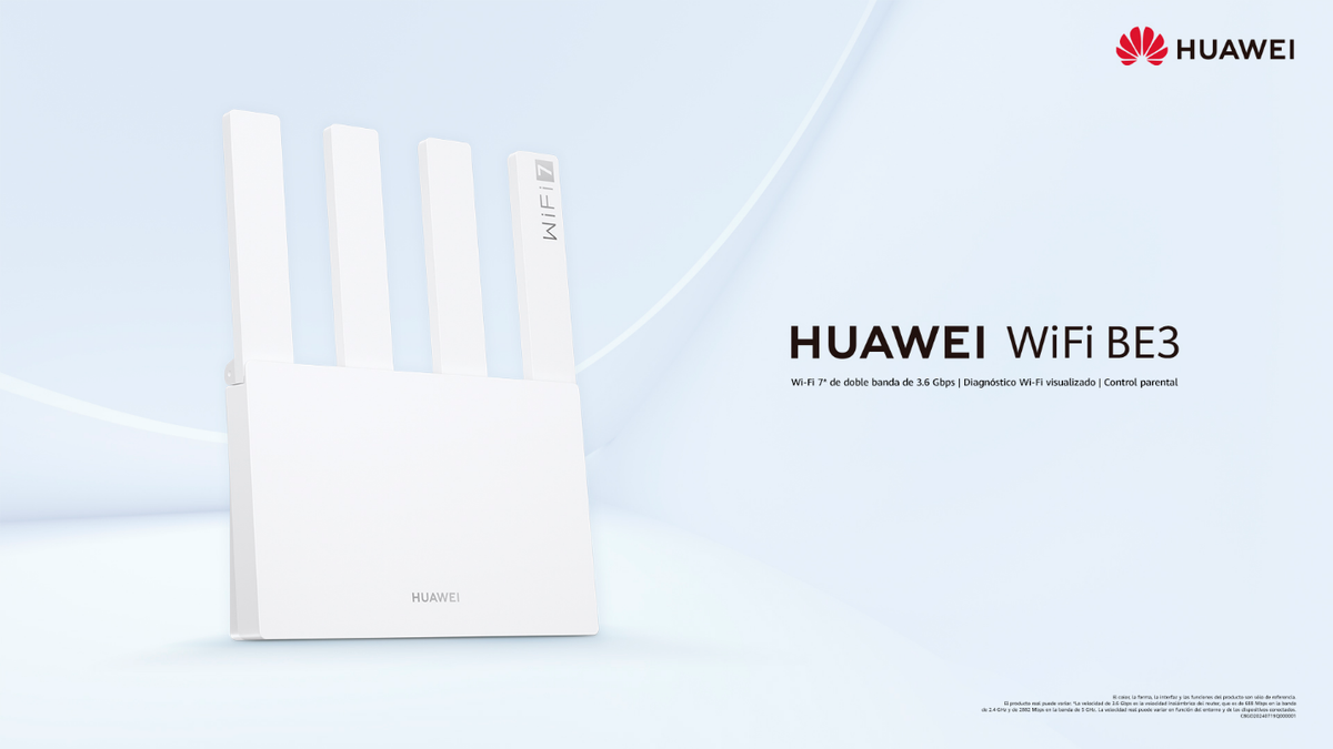 HUAWEI presenta su nuevo Router HUAWEI WiFi BE3 con Wi-Fi 7
